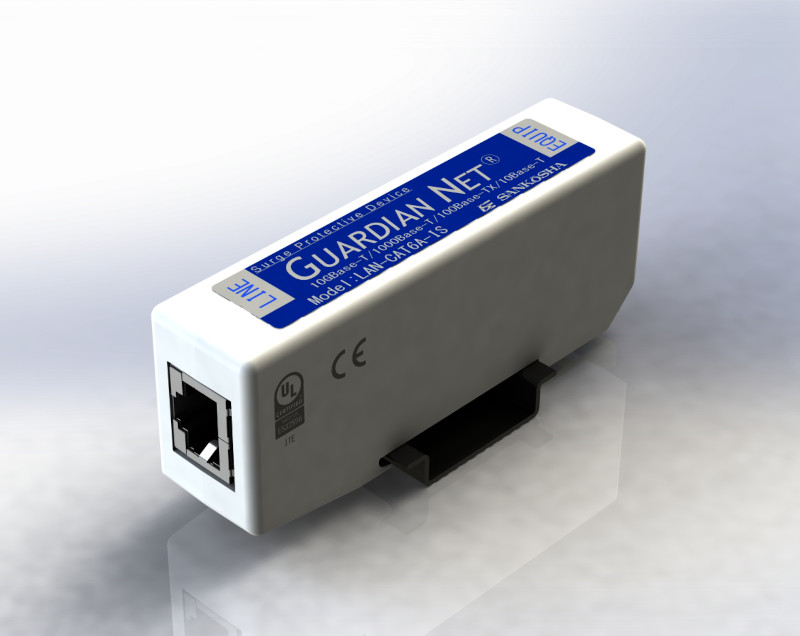 サンコーシャ、絶縁型Cat6A対応LAN用SPD「LAN-CAT6A-IS」発売-オートメーション新聞WEB／AutomationNews