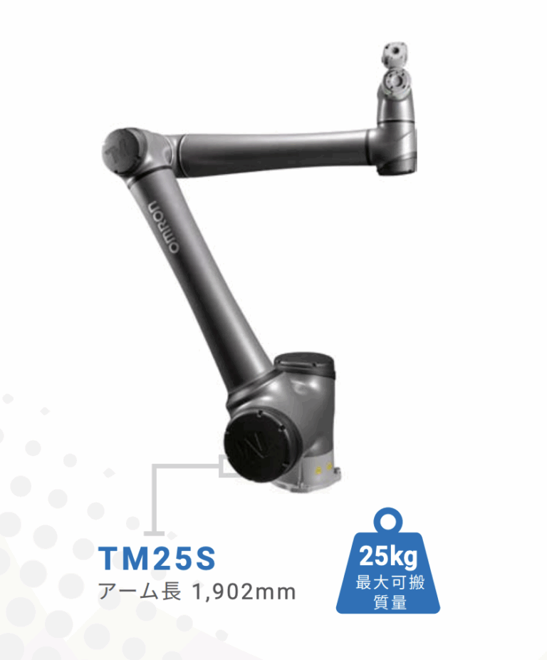 オムロン 協調ロボット「TM25S」リーチ長1900mm・25kg可搬の高重量可搬タイプ【ロボット特集】 | オートメーション新聞WEB